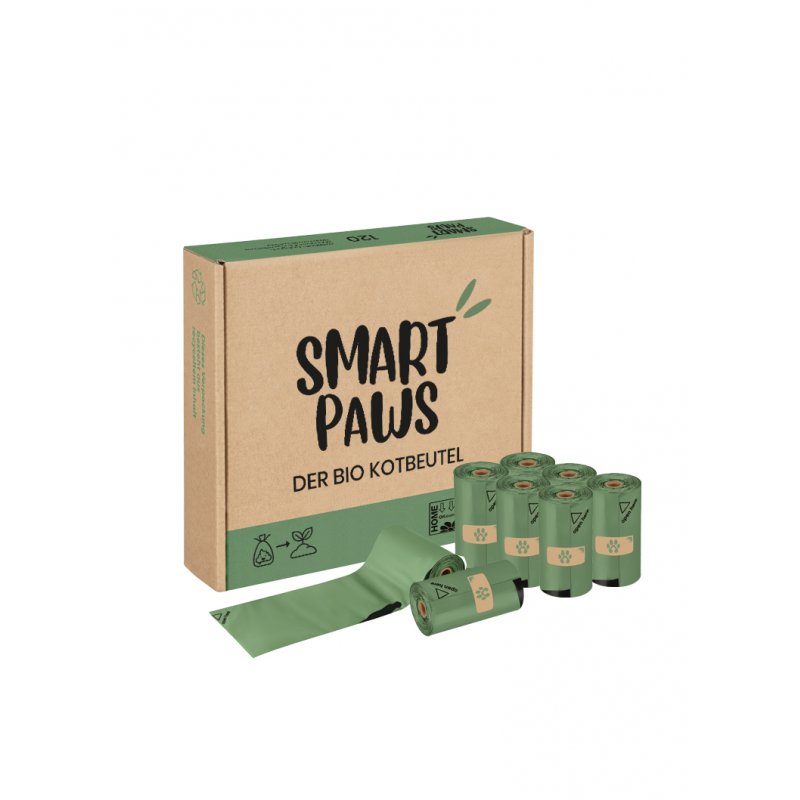 Smartpaws Hundekotbeutel Poop Kit 8 Rollen - fellby.de